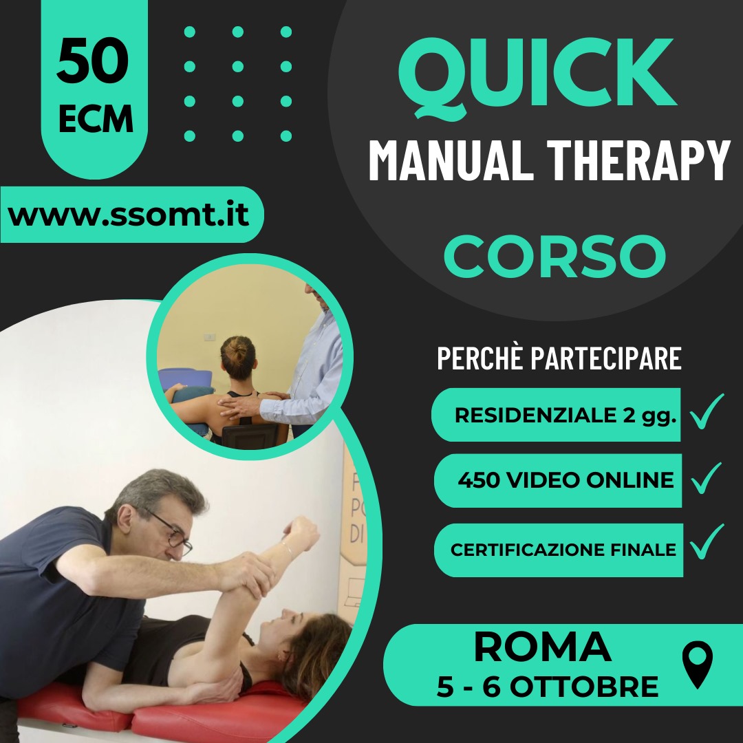 Corsi Fisioterapia e Terapia Manuale - SSOMT